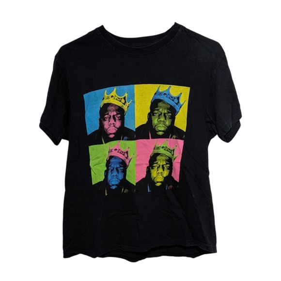 Notorious | Shirts | Notorious Big Graphic Tee Xl Black Neon Print ...